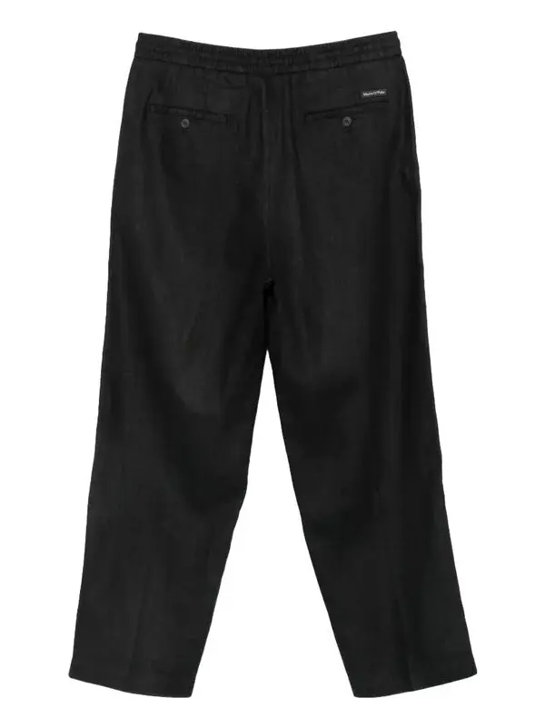 Marc O'polo Mossbo Drawstring Trousers - Black
