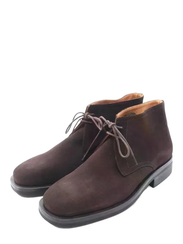 Hermès Suede Chukka Boots - Brown