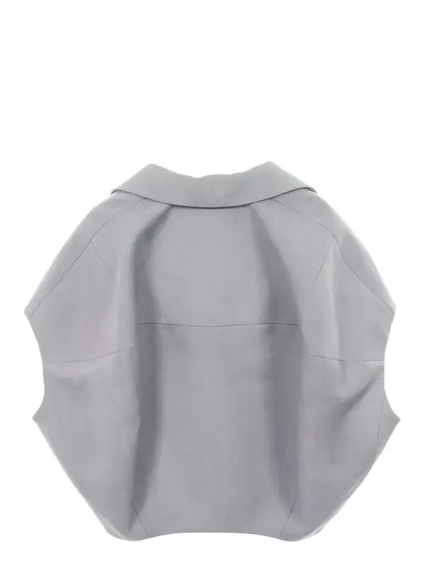 Marni Sleeveless Notched-lapel Jacket - Grey