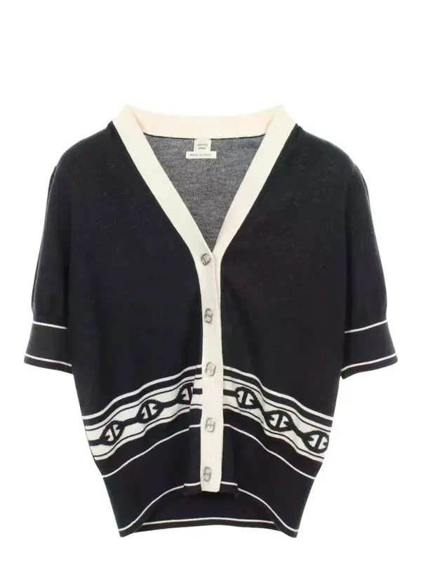Hermès Chain D'ancre Cardigan - Blue