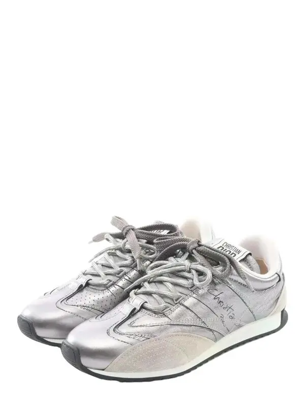 Dior Tone Metallic D-sketch Sneakers - Silver