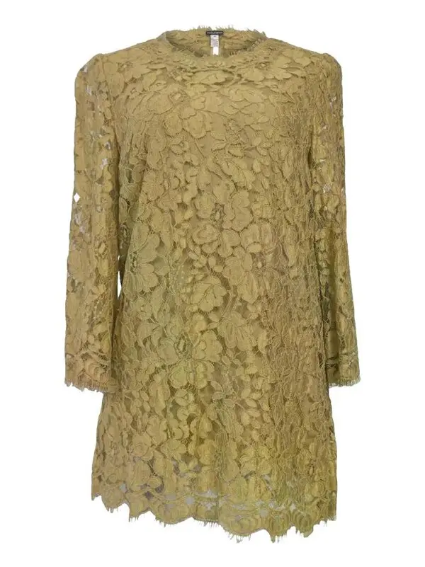 Dolce & Gabbana Corded Lace Tunic - Neutrals
