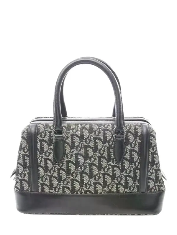 Dior Trotter Monogram Canvas Tote Bag - Grey