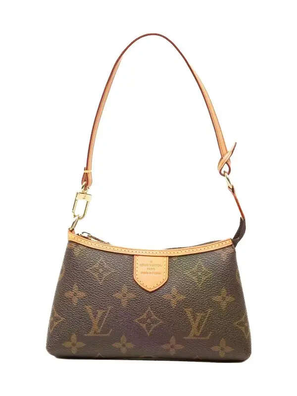 LOUIS VUITTON Monogram Mini Delightful Pochette Shoulder Bag - Brown