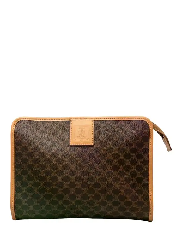 Celine Macadam Clutch Bag - Brown