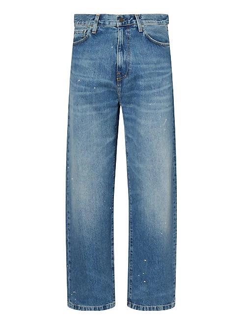 Carhartt Work In Progress Landon Paint-splatter Denim Jeans - Blue