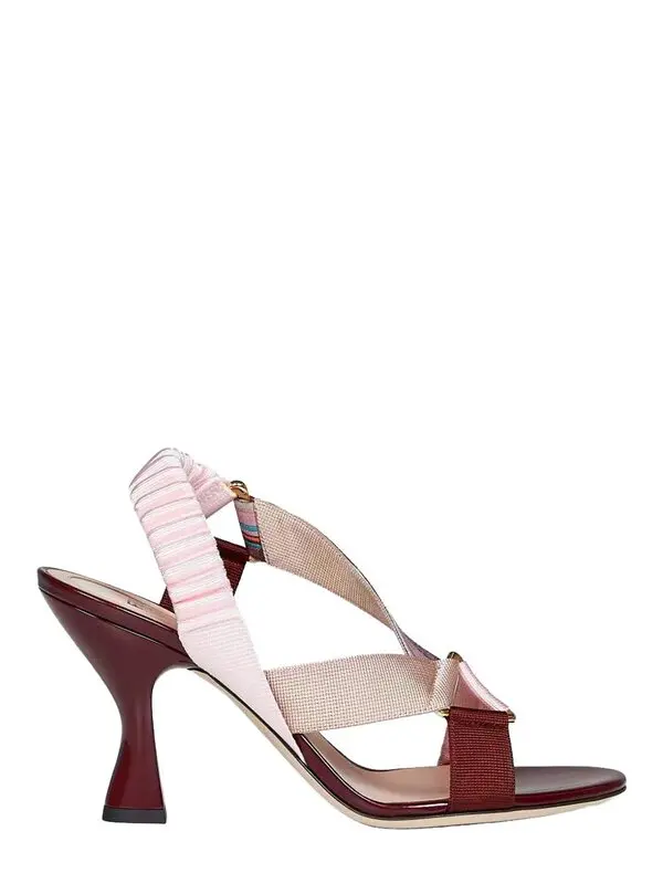 Fendi Elasticated Strap Sandals - Pink