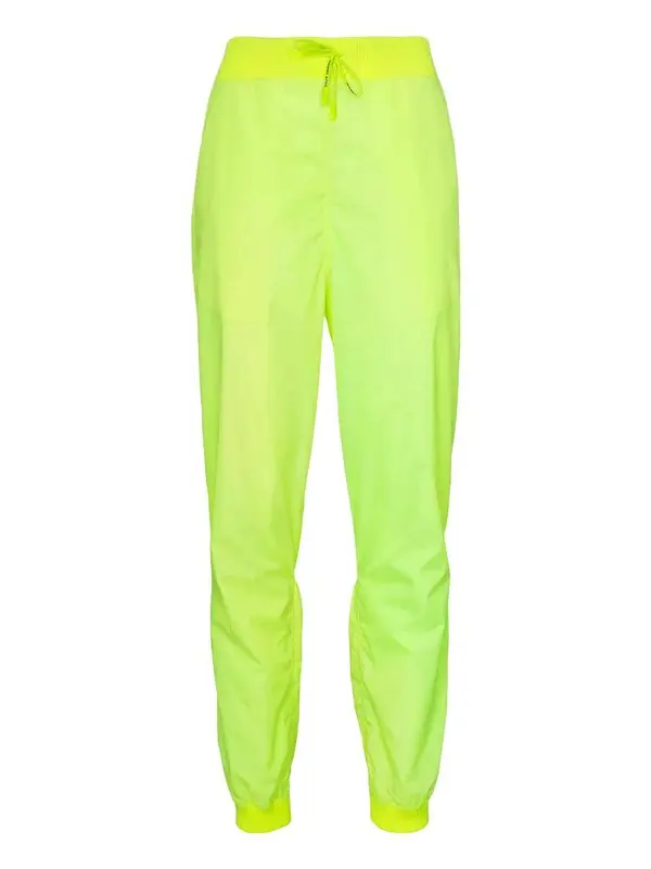 Off-White High Waist Double Layer Track Pants - Yellow