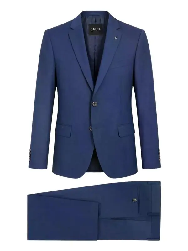 DIGEL Single-breasted Notch-lapel Suit - Blue