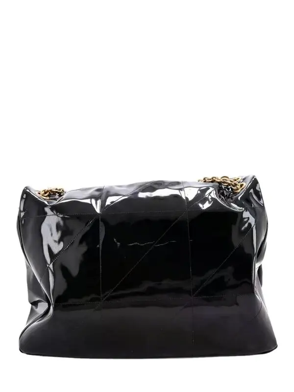 Saint Laurent Jamie 4.3 Quilted Patent Large Shoulder Bag - Black