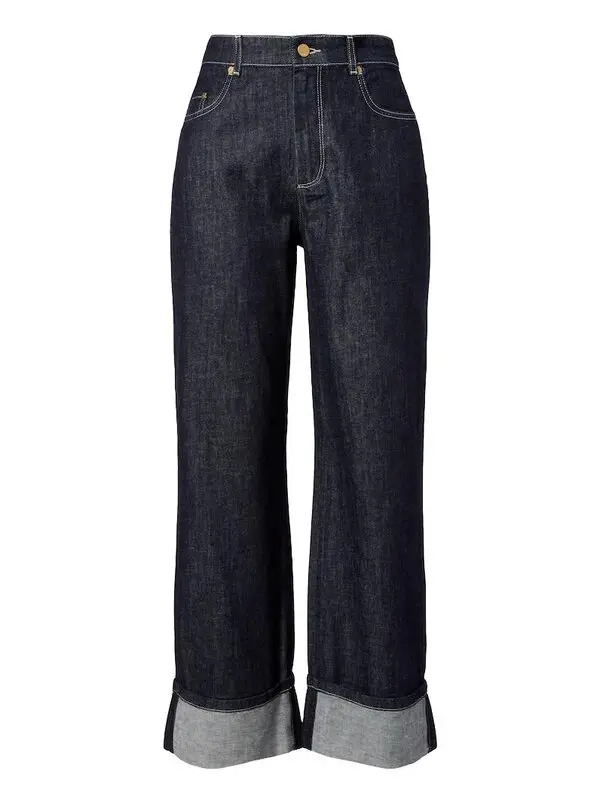 Max Mara Wide-leg Jeans - Blue