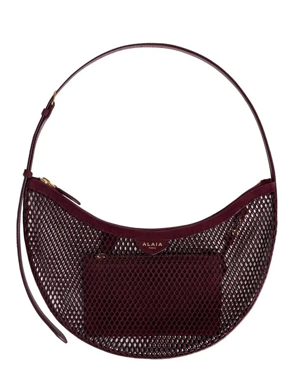 Alaïa Small Demi Lune Shoulder Bag - Red