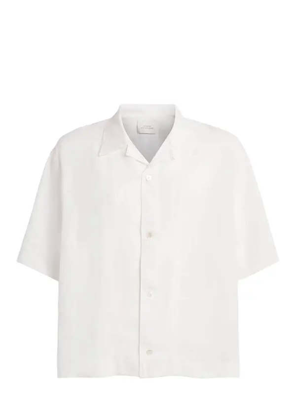 Studio Nicholson Linen Relaxed Shirt - White