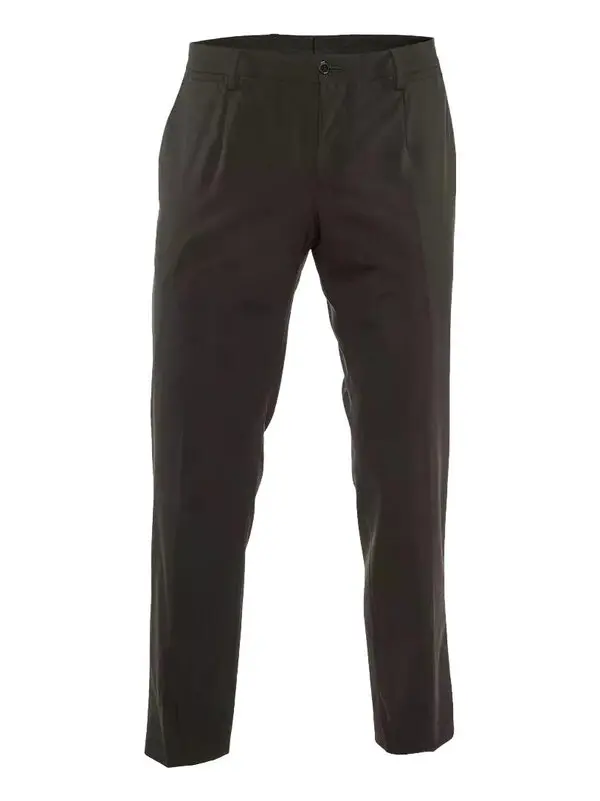 Dolce & Gabbana Straight Leg Trousers - Black