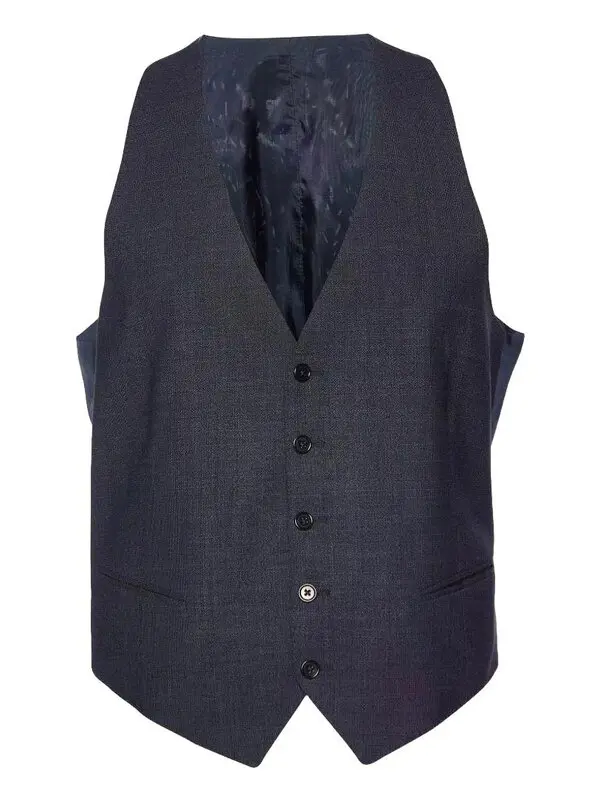 ARMANI V-neck Waistcoat - Grey