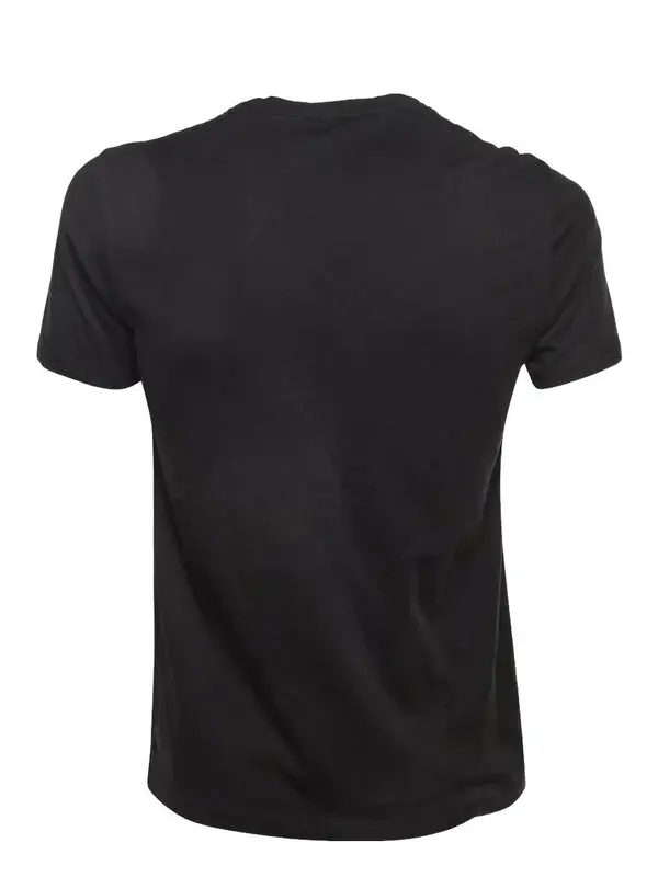Emporio Armani 2018 Logo-embroidered T-shirt - Black