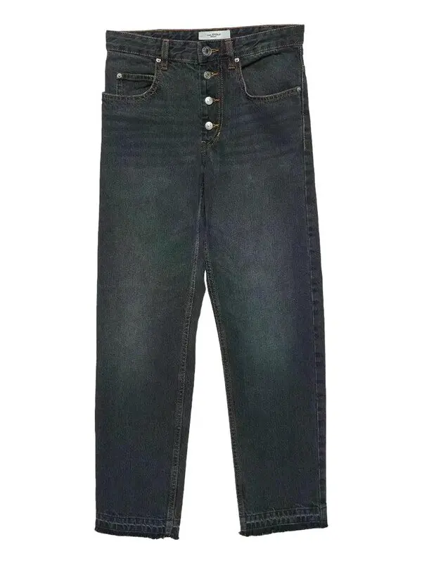 MARANT ETOILE Garance Distressed Jeans - Grey