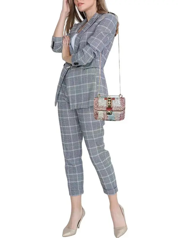Valentino Garavani Crystal Embellished Shoulder Bag - Multicolour
