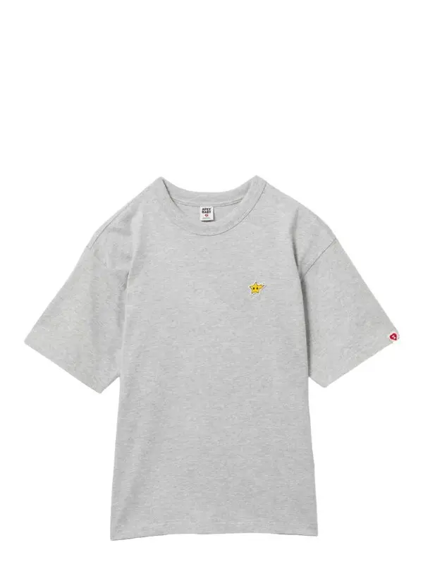 AAPE BY *A BATHING APE Star Embroidered T-shirt - Grey