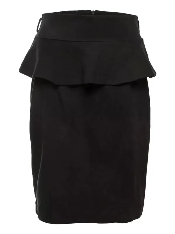 Just Cavalli Peplum-trim Pencil Mini Skirt - Black