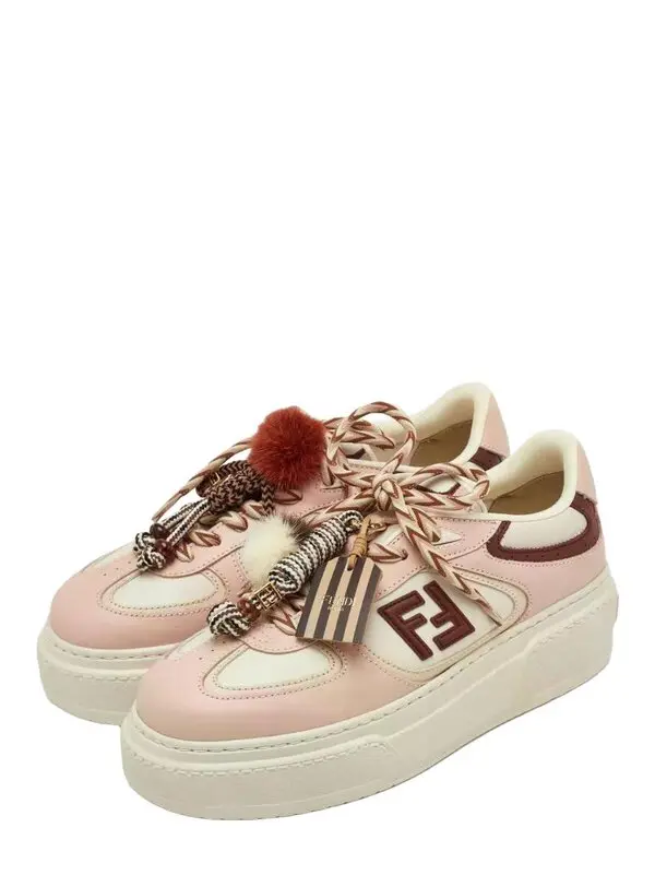 Fendi Match Charm Lace-up Sneakers - Multicolour