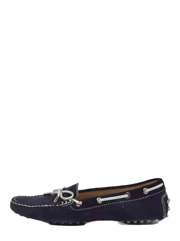 TOD'S Gommino Suede Loafers - Blue