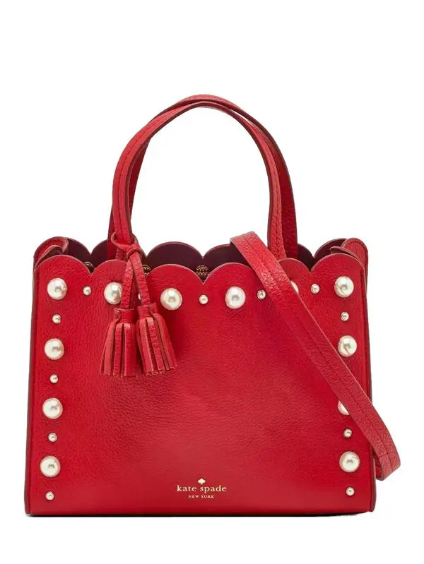 Kate Spade New York Hayes Street Pearl Sam Tote Bag - Red