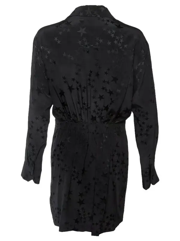 Zadig&Voltaire Ravy Star-jacquard Mini Dress - Black