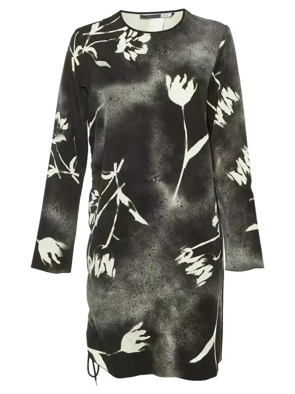 Sportmax Printed Mini Dress - Black