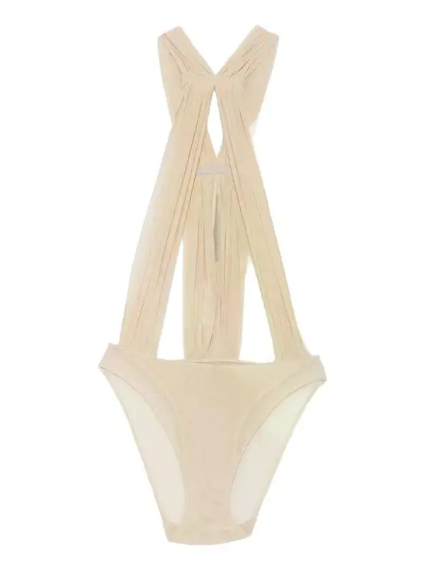 Rick Owens Miami Draped Bodysuit - Neutrals