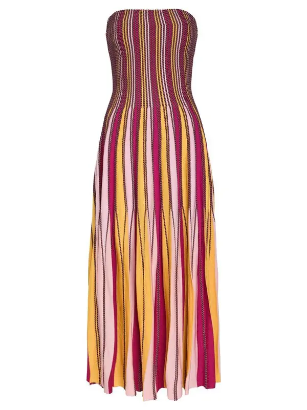 Simkhai Soleil Striped Knit Midi Dress - Multicoloured
