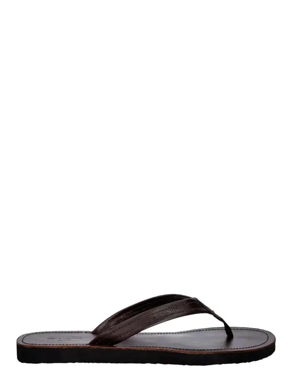 Gant Logo-embossed Flip-flops - Brown