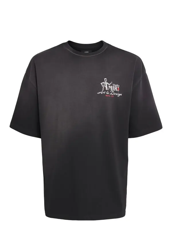 Amiri Cotton Studio T-shirt - Black