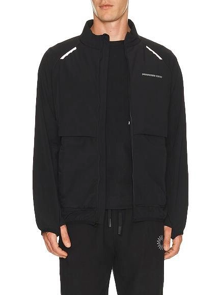 PARADISE ZERO Padded Front Zip Jacket - Black