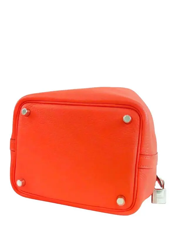 Hermès Clemence Picotin Lock 18 Handbag - Orange
