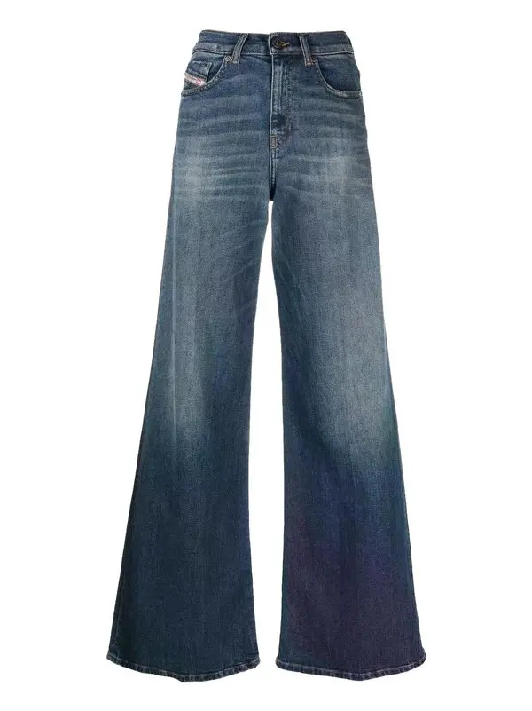 DIESEL® 1978 09e66 Flared Jeans - Blue