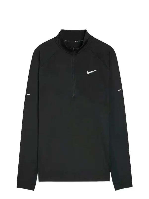 Nike Half-zip Raglan Sleeve T-shirt - Black
