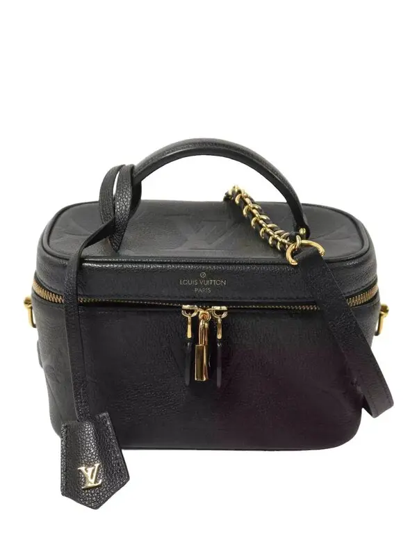 LOUIS VUITTON Monogram Empreinte Vanity Case Shoulder Bag - Black