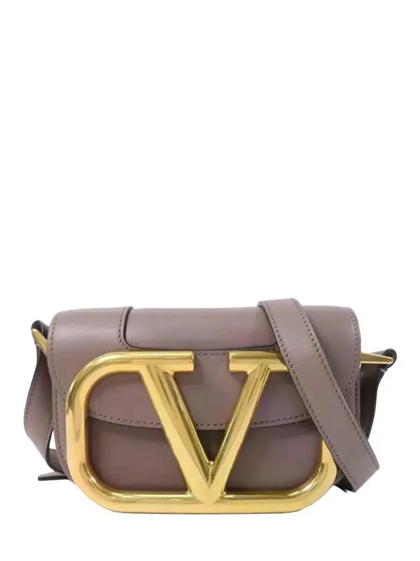 Valentino Garavani Vlogo Supervee Shoulder Bag - Grey