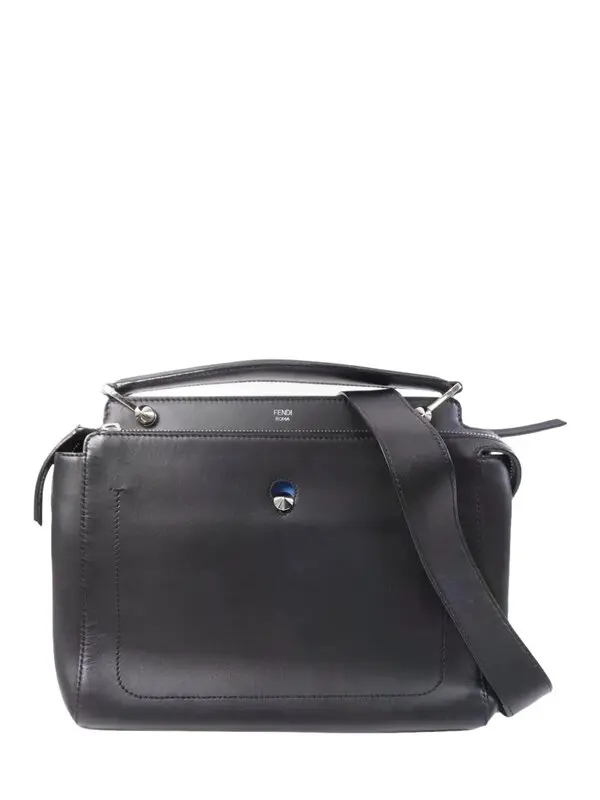 Fendi Dotcom Shoulder Bag - Black