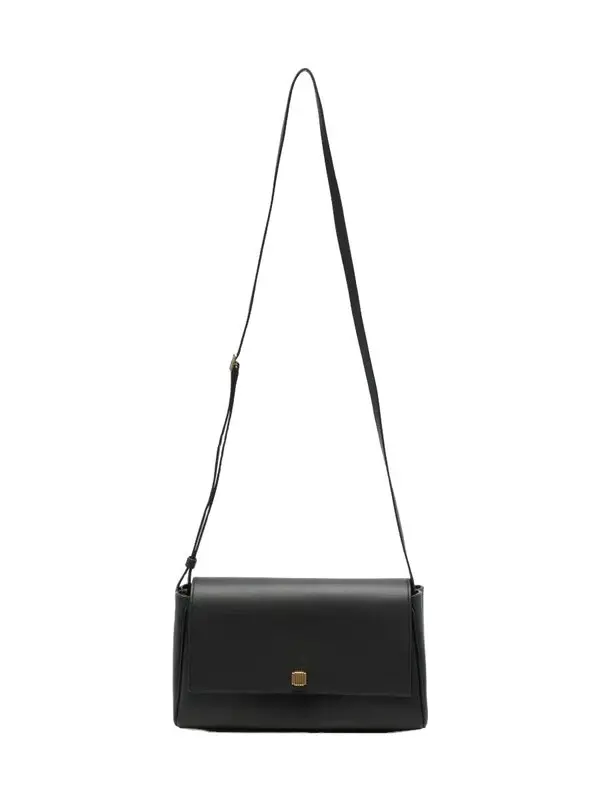 Khaite Audrey Leather Crossbody Bag - Black