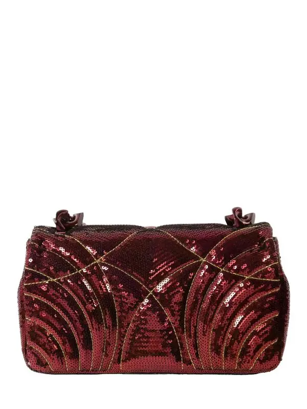 Burberry Lola Sequin Shoulder Bag - Red