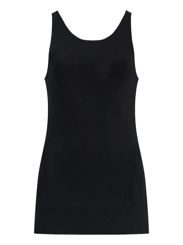 TOTEME Classic Compact Knit Tank Top - Black