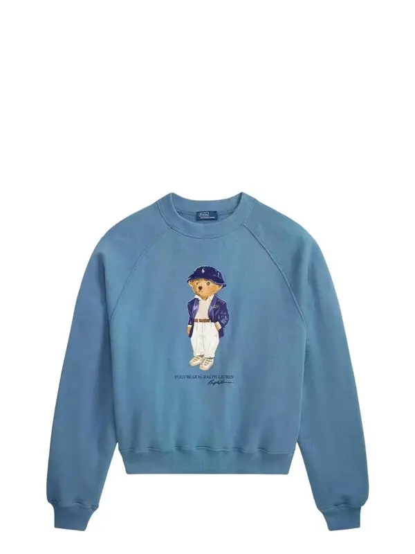 Polo Ralph Lauren Polo Bear Fleece Crewneck Sweater - Blue