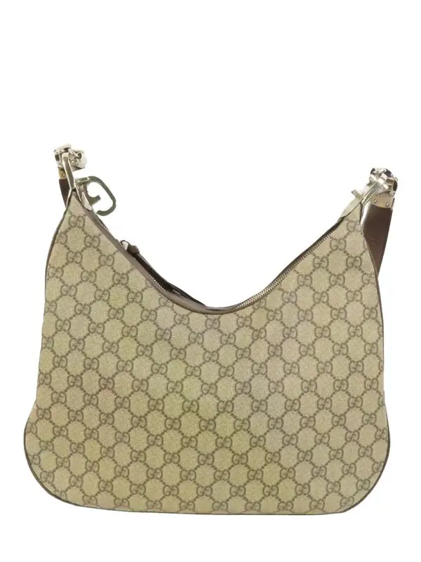 Gucci Gg Supreme Monogram Shoulder Bag - Neutrals