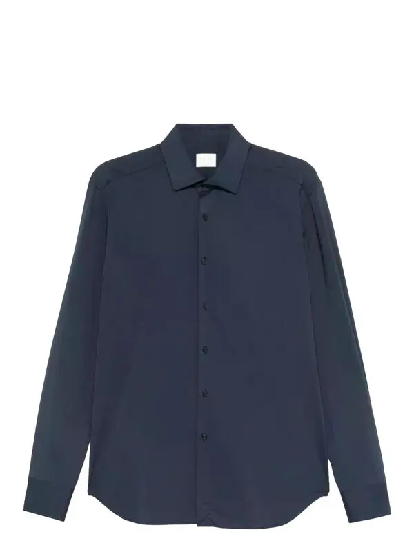 XACUS Cutaway-collar Shirt - Blue