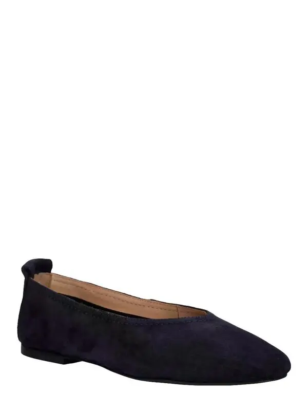 Gant Suede Almond-toe Ballet Flats - Blue