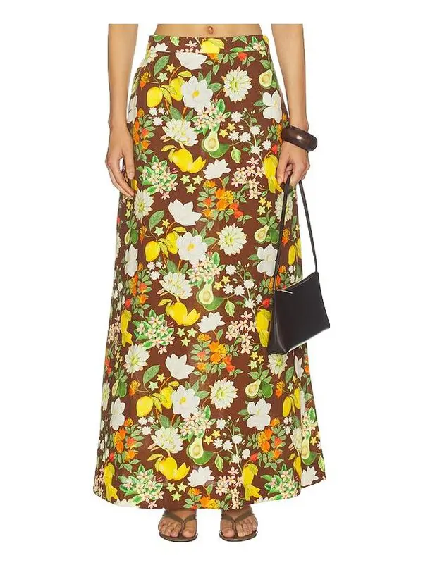Verandah Floral Maxi Skirt - Multi