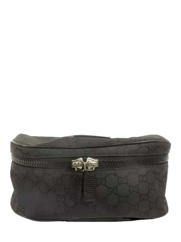Gucci Gg-pattern Belt Bag - Black