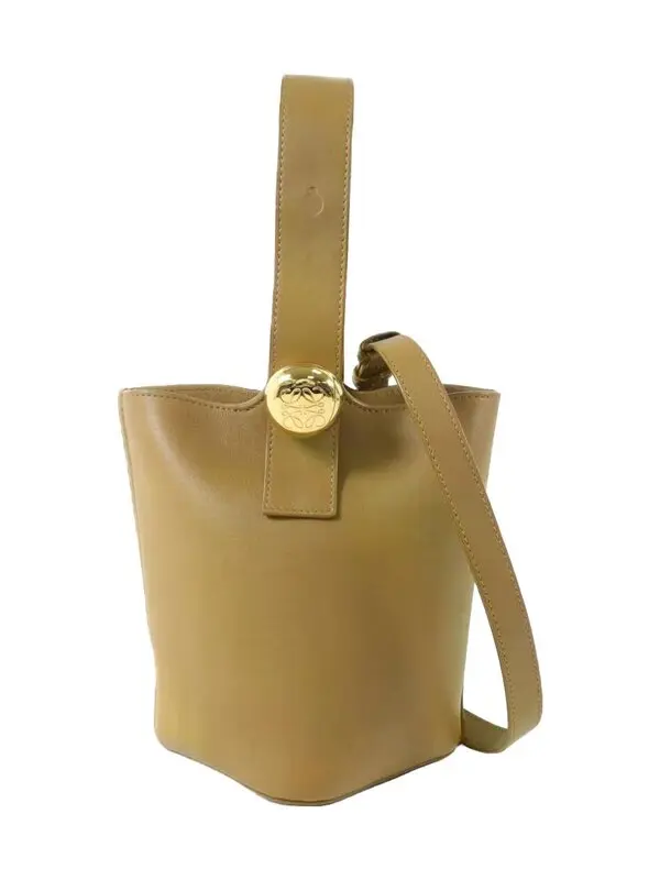 Loewe Pebble Bucket Shoulder Bag - Neutrals